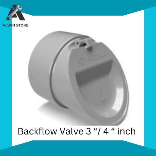 Jual Rucika Backflow Valve PVC 3 Inch & 4 Inch | Check Valve Anti ...