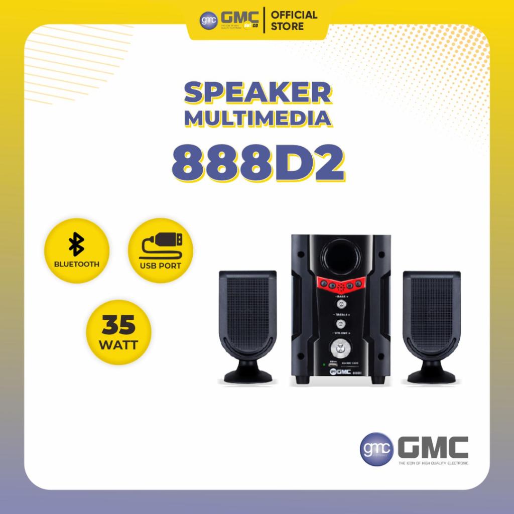 Jual Speaker GMC 888D2 BT Bluetooth Aktif Multimedia Speker suara ...