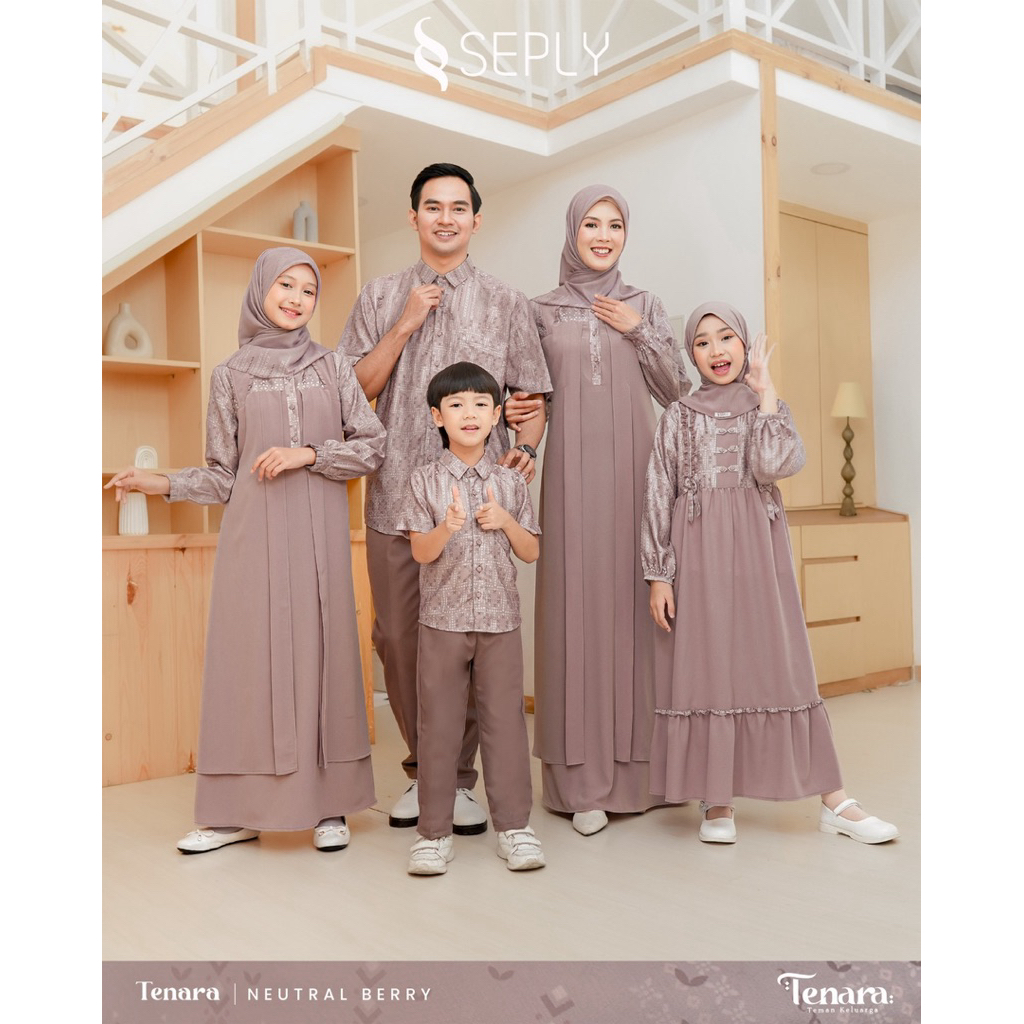 Jual Sarimbit Seply 2026 Tenara Neutral Berry by Seply - Baju Sarimbit ...