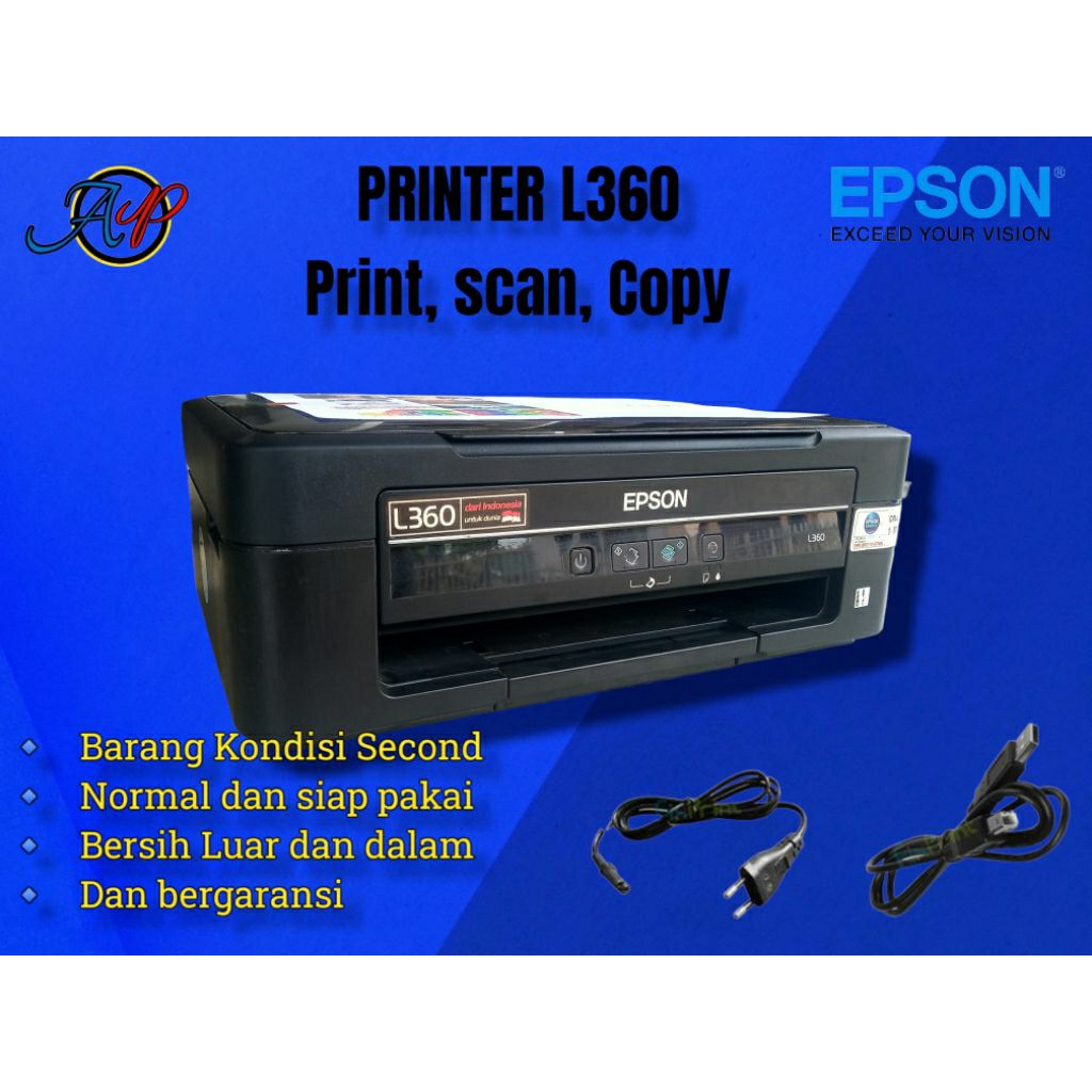 Jual Printer Epson L360 scan copy SECOND | Shopee Indonesia