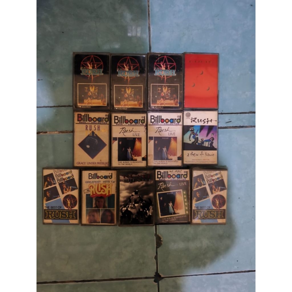 Jual Kaset RUSH Marillion Tangerine Dream album Progressive Rock ...