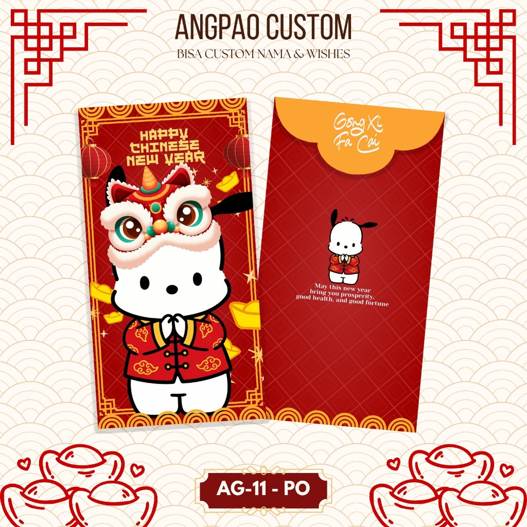 Jual ANGPAO IMLEK BERGAMBAR SANRIO CUTE ANGPAO PREMIUM BAHAN TEBAL ...