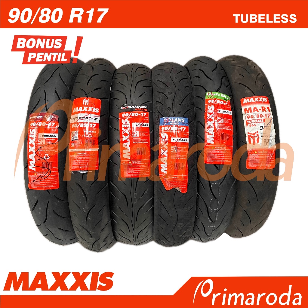 Jual Ban Depan Honda Supra GTR 150 Tubeless MAXXIS 90/80 Ring 17 ...