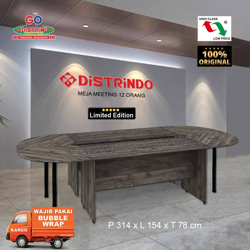 Jual Distrindo - Meja Meeting PREMIUM Kulitas Export TEBAL Halus Tepi ...