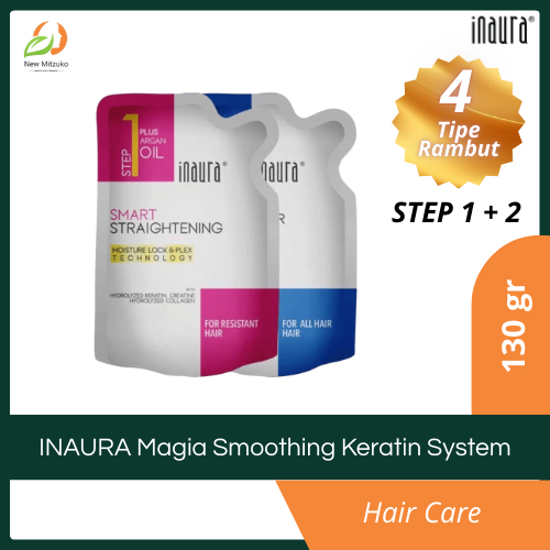 Jual INAURA Magia Straight Smoothing Keratin System Set | Shopee Indonesia