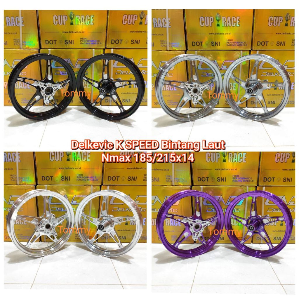 Jual Velg Pelek Delkevic K SPEED Bintang Laut Nmax New Neo Turbo Nmax ...