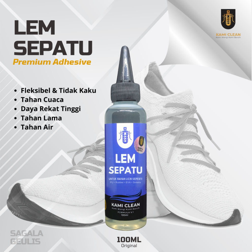 Jual Lem Sepatu Adhesive Super Kuat & Fleksibel Tidak Kaku | Bening ...