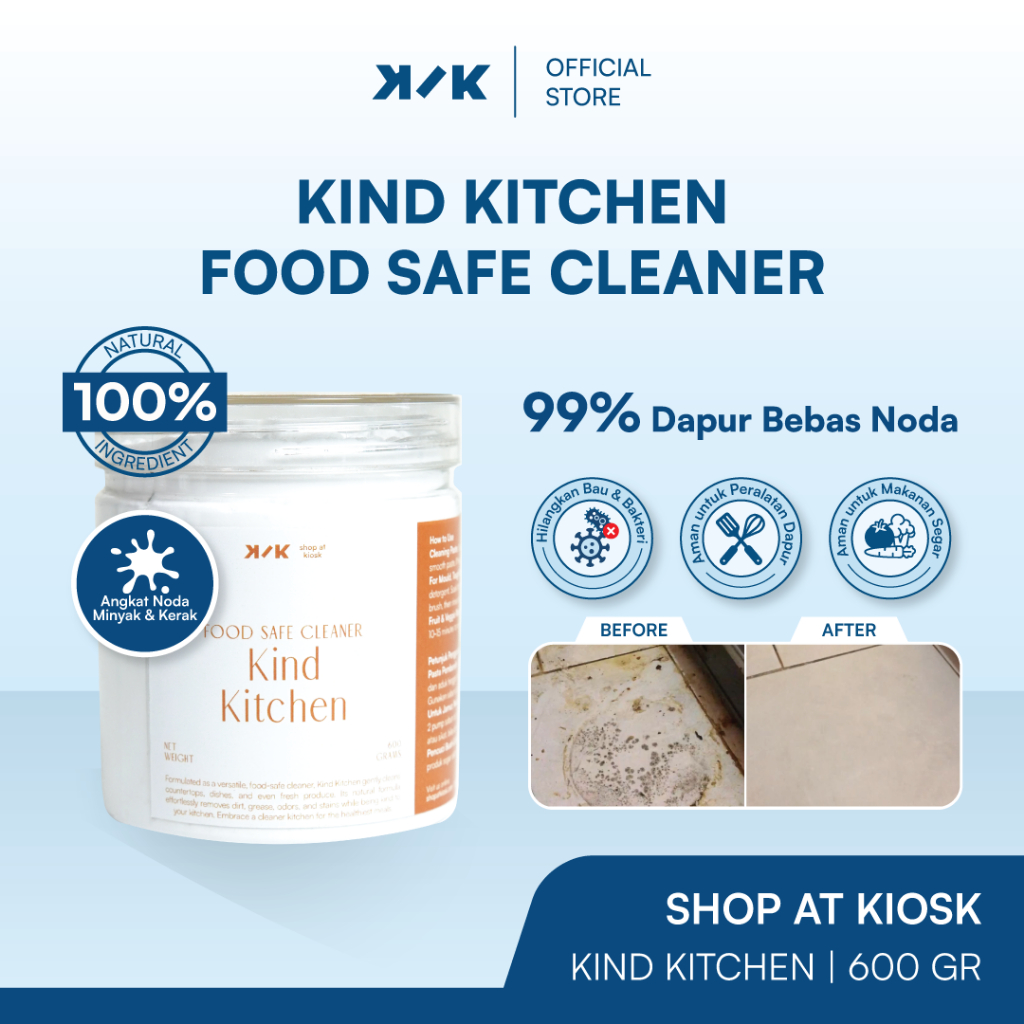 Jual Kiosk Kind Kitchen Pure Baking Soda Food Safe Cleaner - Pembersih ...