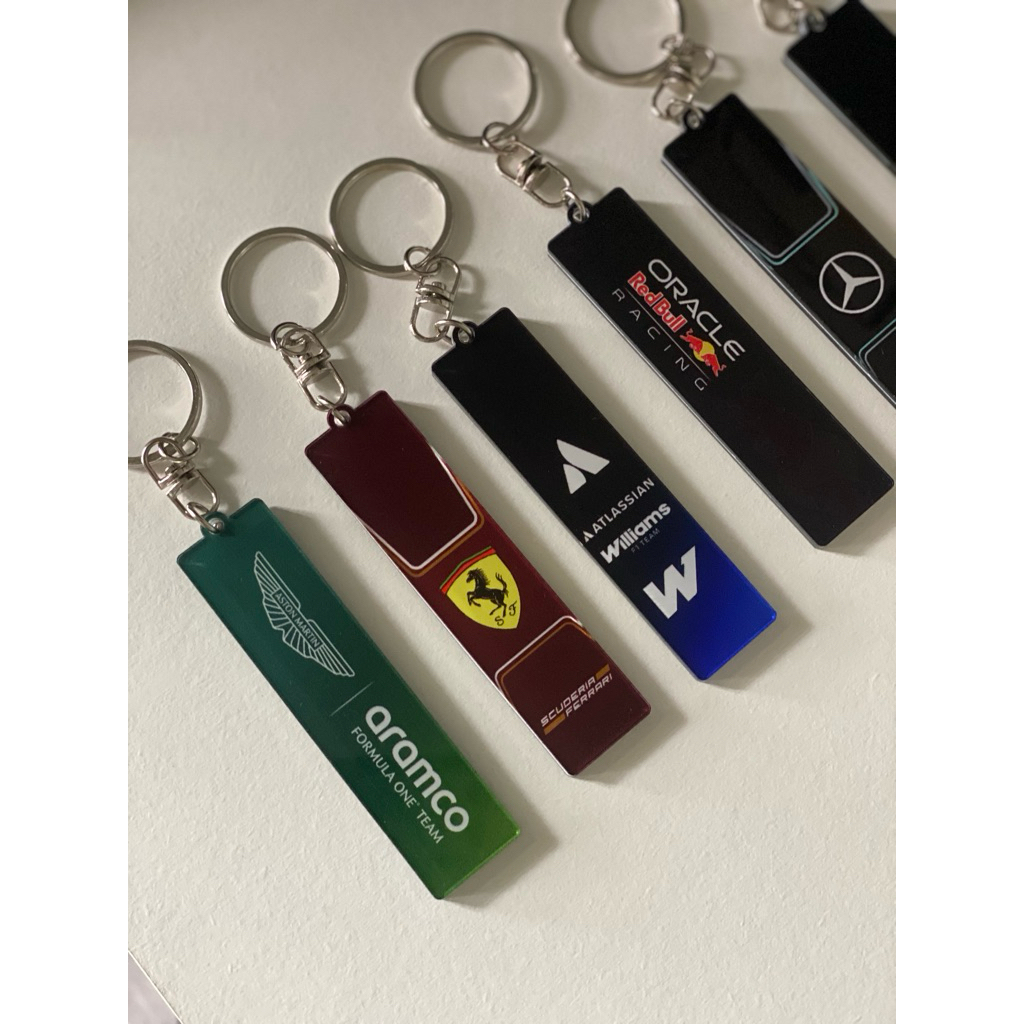 Jual F1 Keychain Teams Logo gantungan kunci aksesoris | Shopee Indonesia