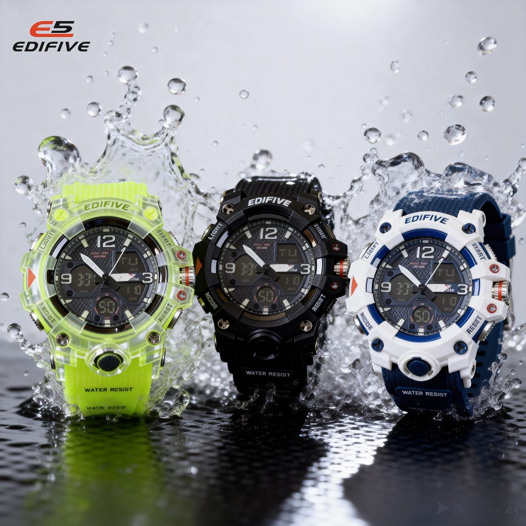 Jual IT6005 Jam Tangan Pria Analog Digital Tampilan Sporty Anti Air ...