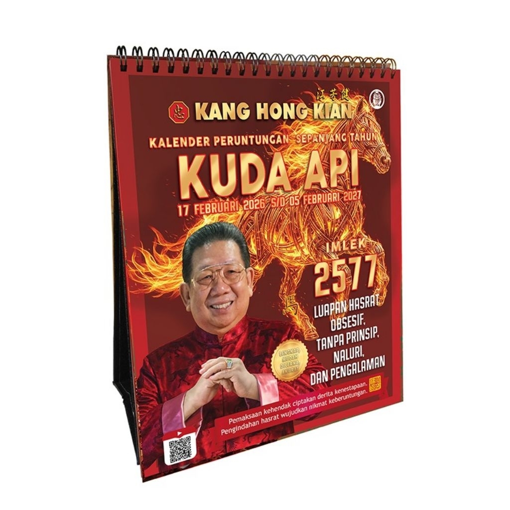 Jual Kalender Kang Hong Kian Tahun Kuda Api 2026 Imlek 2577 Kalender ...