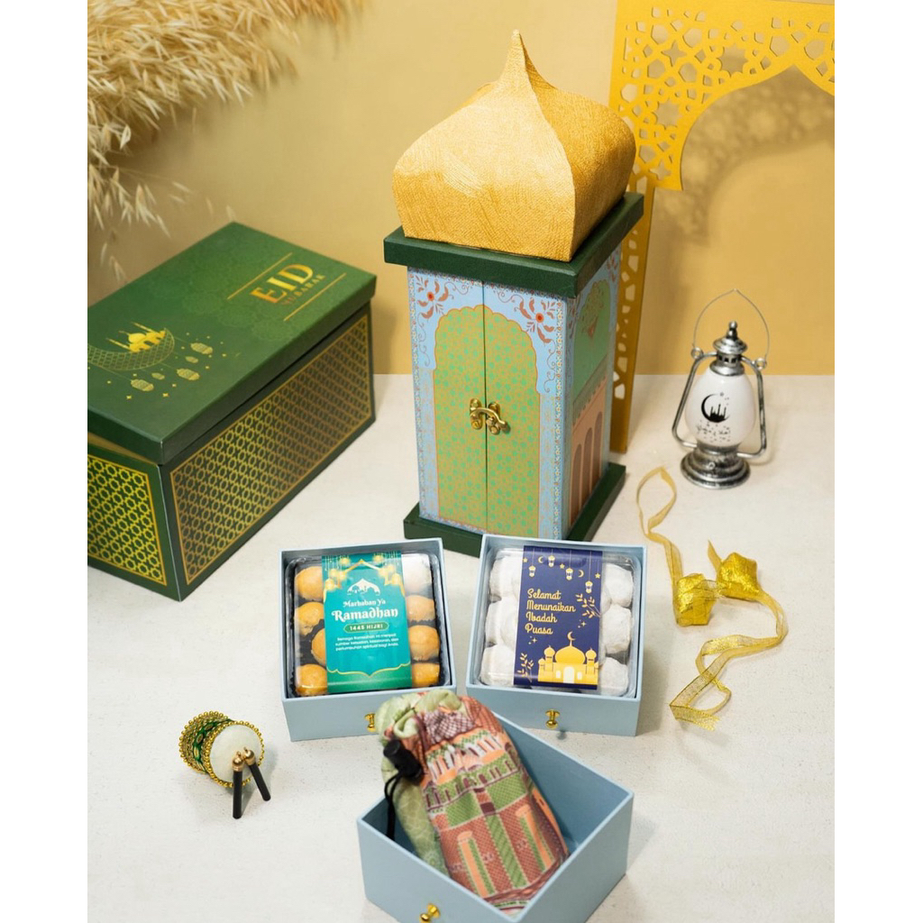 Jual Box Hampers Lebaran Mini Grand Mosque | Box ONLY | Shopee Indonesia