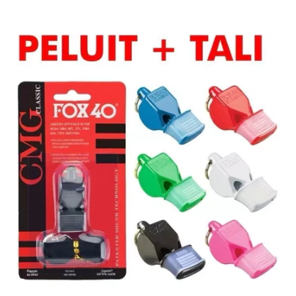 Jual Autoshope Peluit Fox 40 Pluit Wasit Parkir Pramuka Outdoor FOX 40 ...