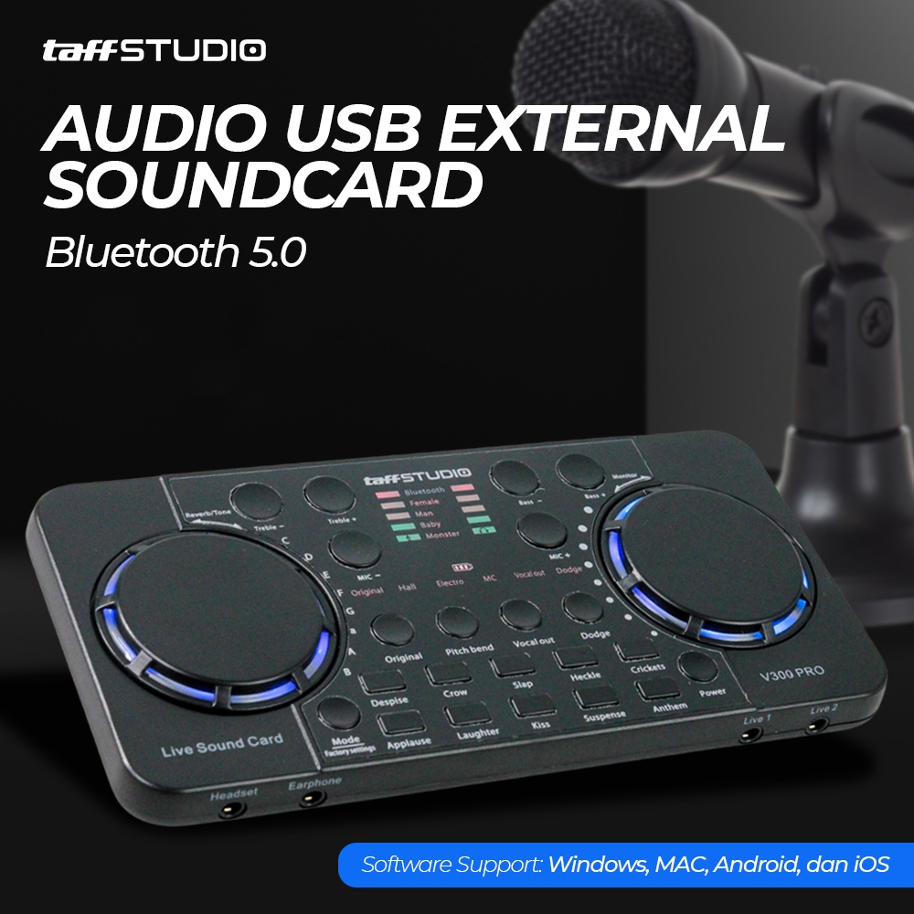 Jual Live Soundcard Audio Bluetooth USB External Soundcard Live ...