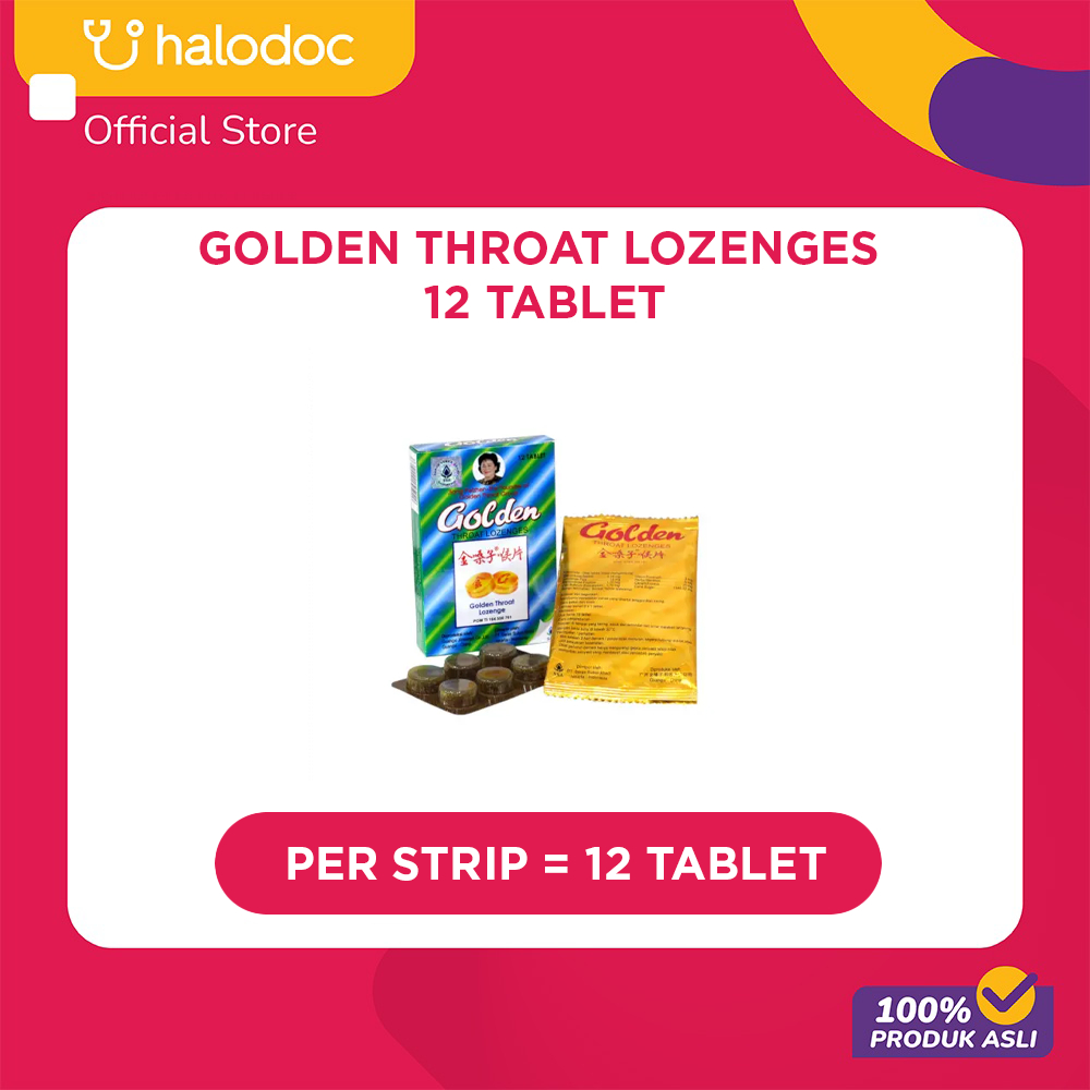 Jual Golden Throat Lozenges 12 Tablet | Shopee Indonesia