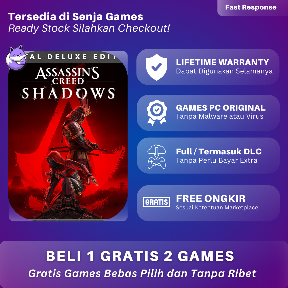 Jual Assassins Creed Shadows / Assassin Creed Shadows Deluxe Edition ...