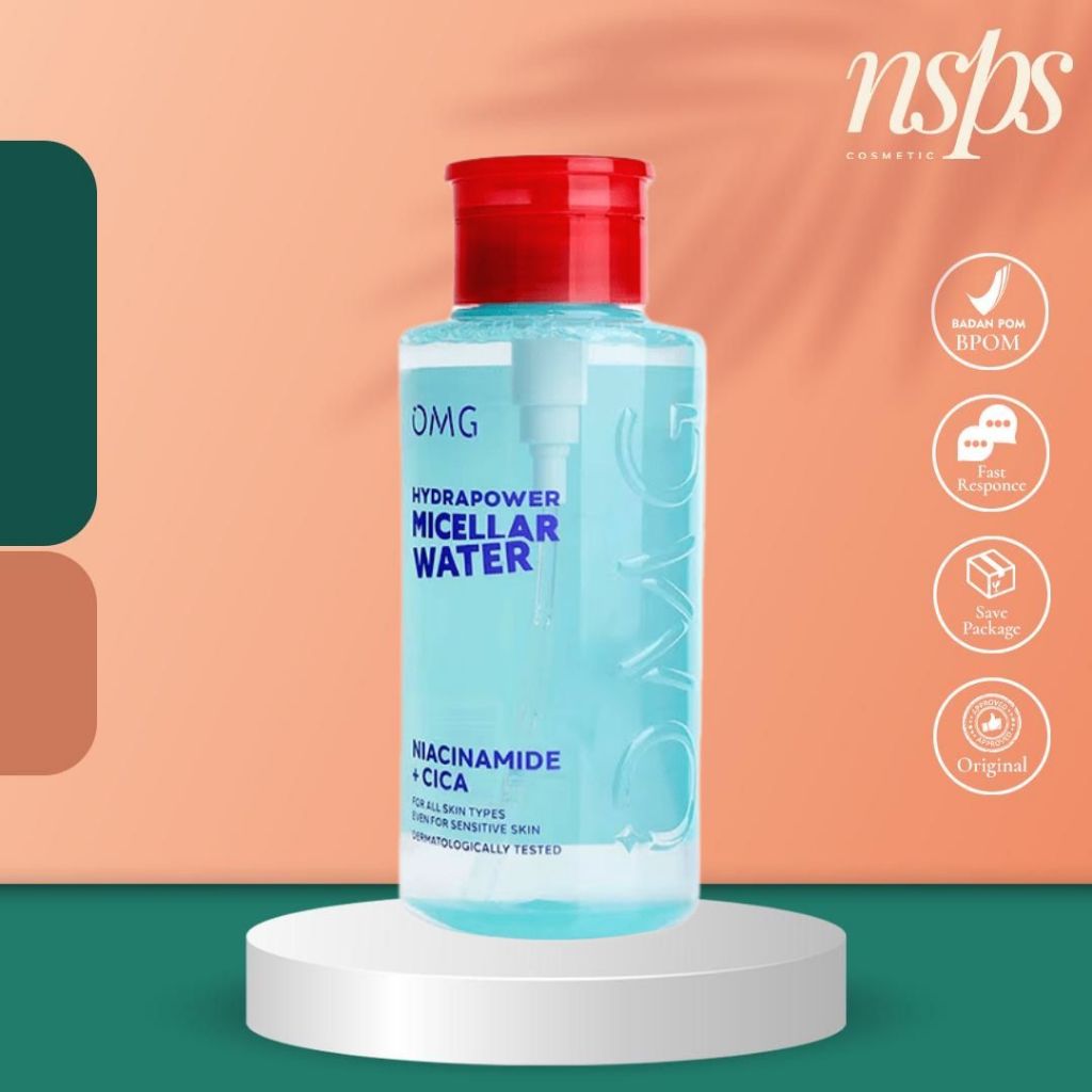 Jual NSPS COSMETIC - OMG OH MY GLOW HydraPower Micellar Water 300 M ...