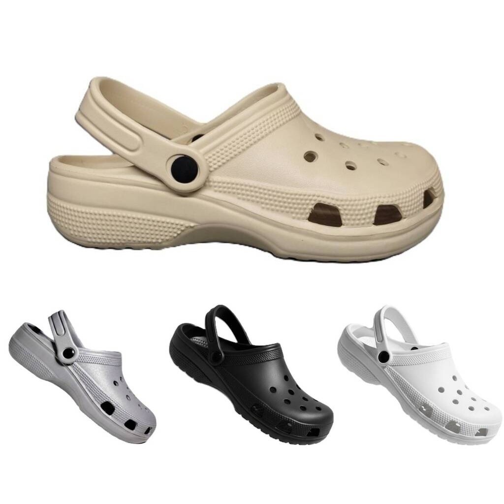 Jual DK V50 Sandal Clog Baim Kekinian Sendal Selop Medis Krem 110A ...