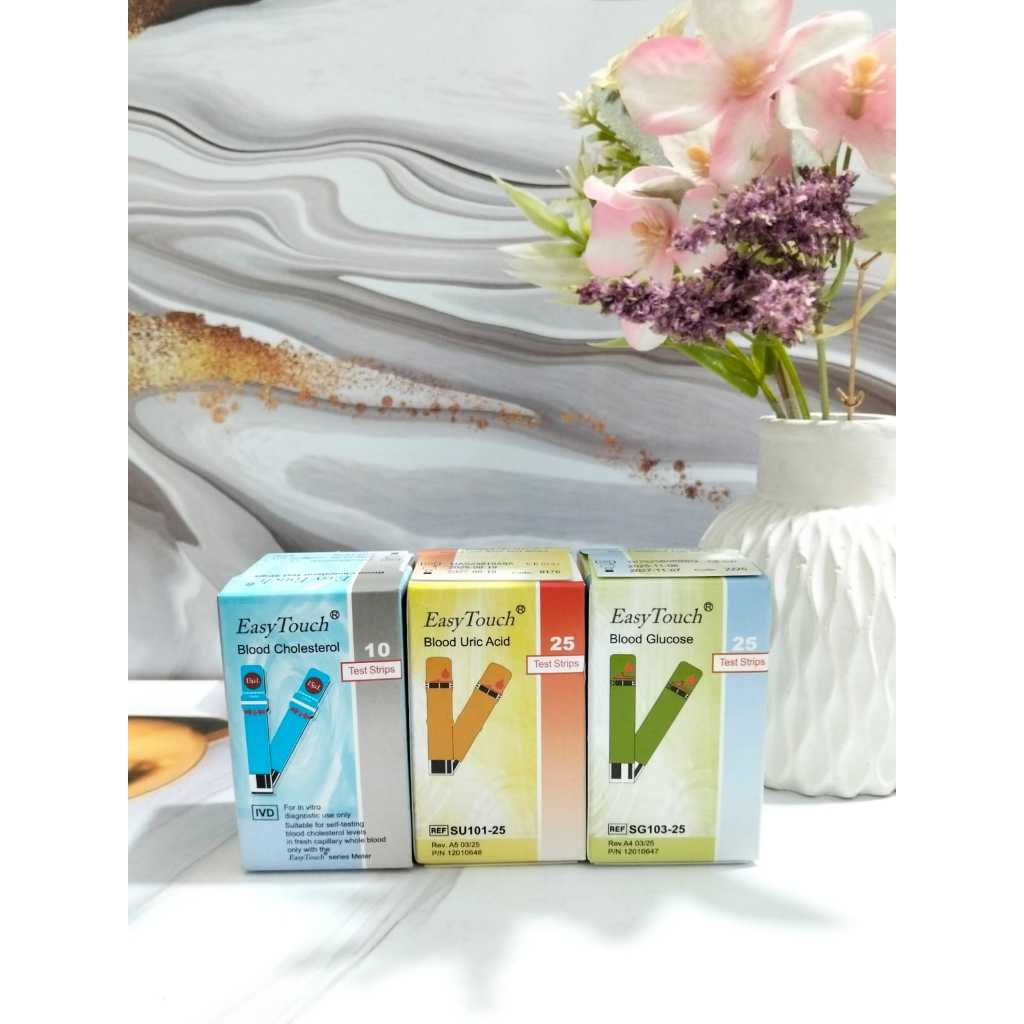 Jual Easy Touch Stik Kolesterol,Asam Urat,Gula Darah | Shopee Indonesia