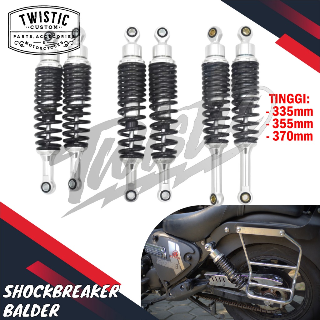 Jual Shockbreaker Shock Belakang Balder Motor Benelli W175 W250 Royal ...