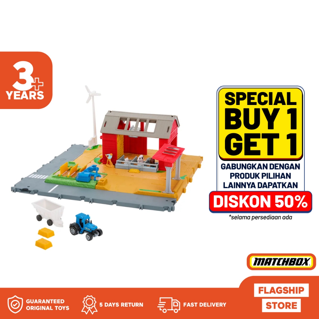 Jual [ Special B1G1 2026 ] Matchbox Action Drivers Farm Adventure ...