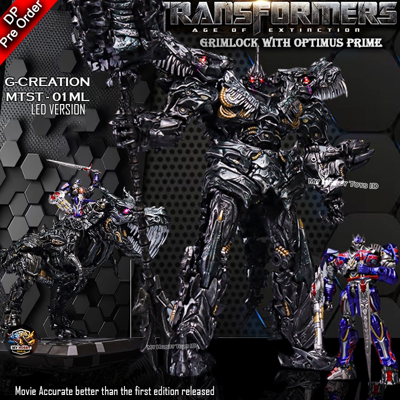 Jual Original G-Creation MTST-01ML Grimlock With Optimus Prime LED ...