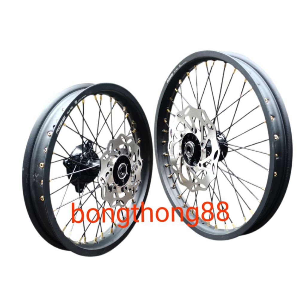 Jual Sepaket Velg Rossi Kualitas TDR Scarlet Trail Klx150 BF D-Tracker ...