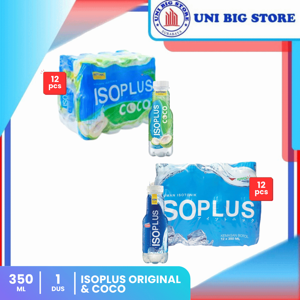 Jual Isoplus Minuman Isotonik Isoplus Original dan Isoplus Coco 350 ml ...