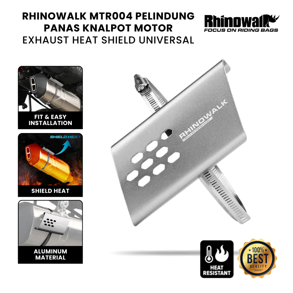 Jual Rhinowalk MTR004 Pelindung Panas Knalpot Motor - Exhaust Heat ...