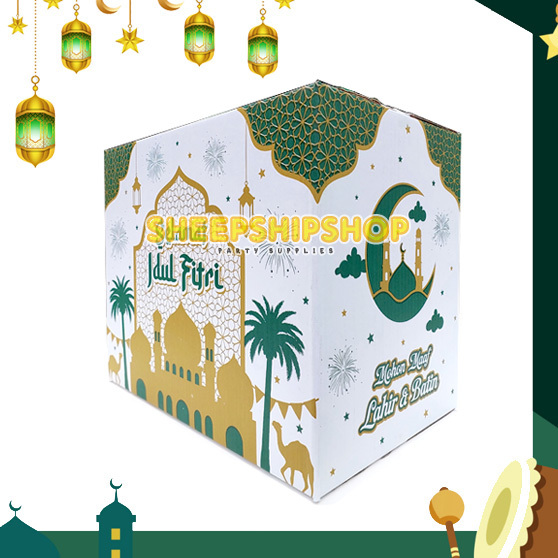 Jual DOS PARCEL LEBARAN M 40x25,5x33CM / Dus idul Fitri / Box Parcel ...