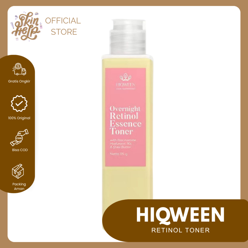 Jual HIQWEEN ESSENCE TONER RETINOL 16X HYALURONIC ACID menghidrasi ...