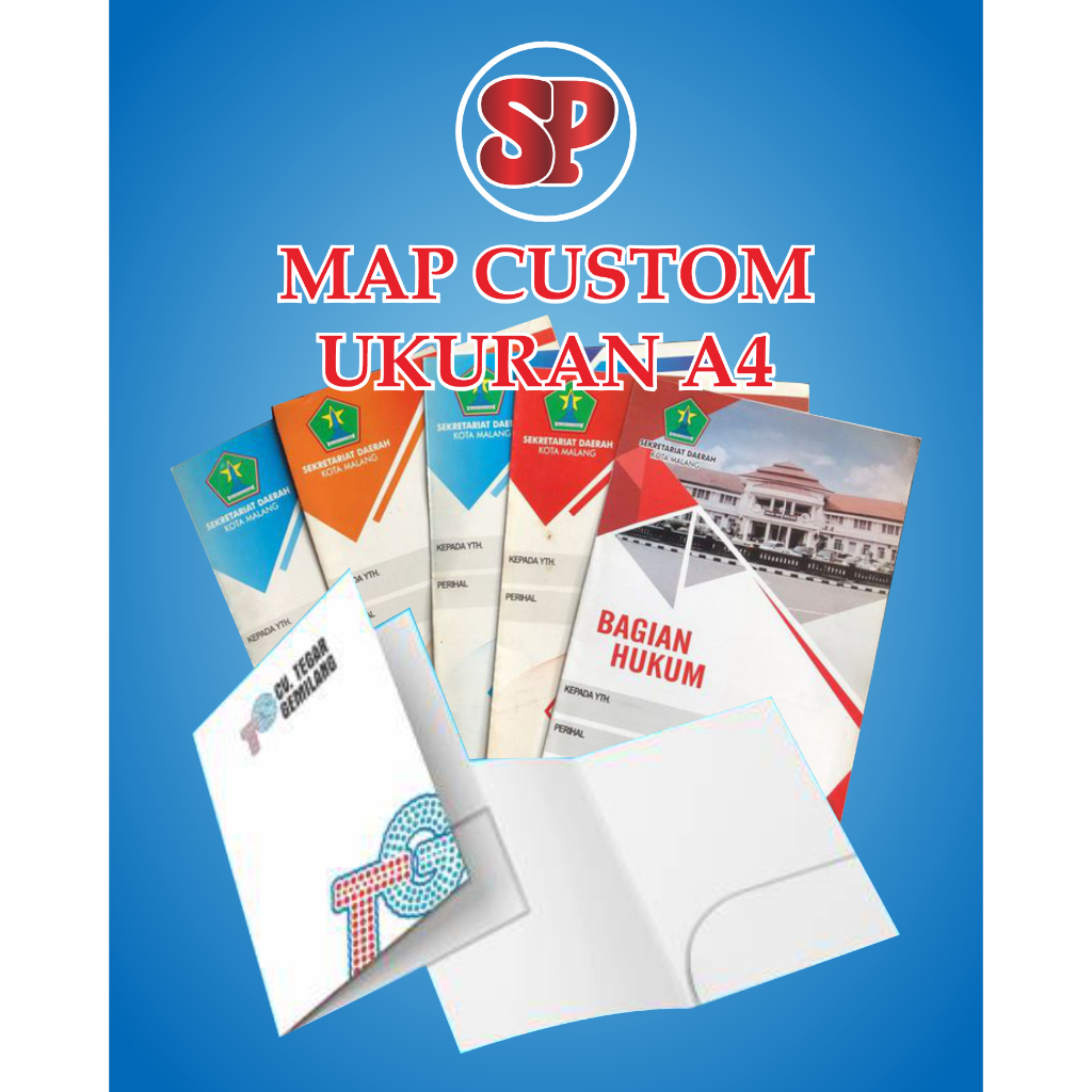 Jual Cetak Map Folder A4 Custom Full Color | Shopee Indonesia