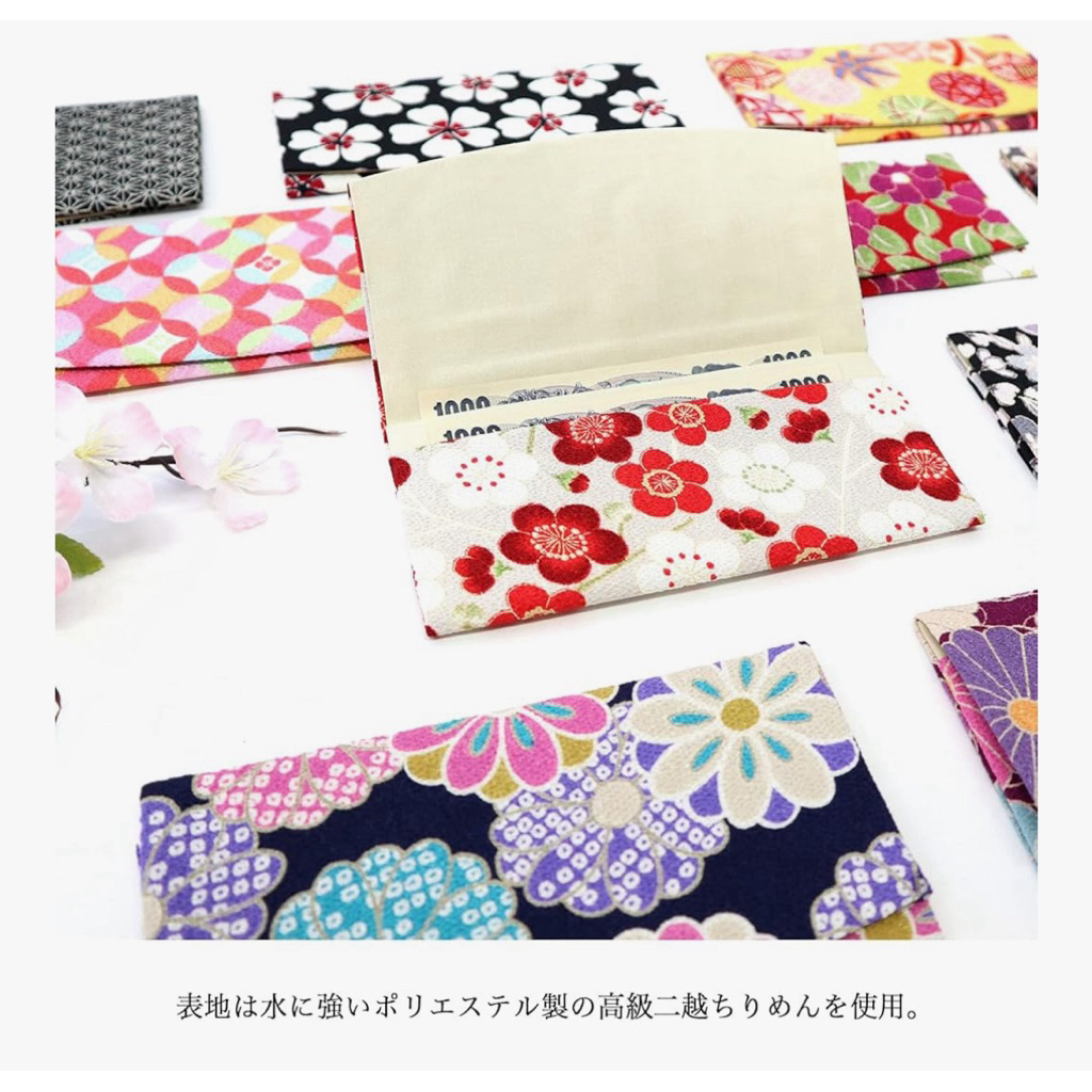 Jual Dompet Jepang Komon Kobo Bill Holder, Thin Futagoshi Crepe, Kyoto ...