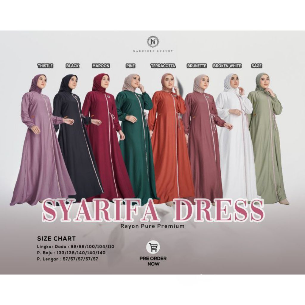 Jual SYARIFA COUPLE MOM - ORIGINAL- Nadheera Luxury ( READY STOK ...