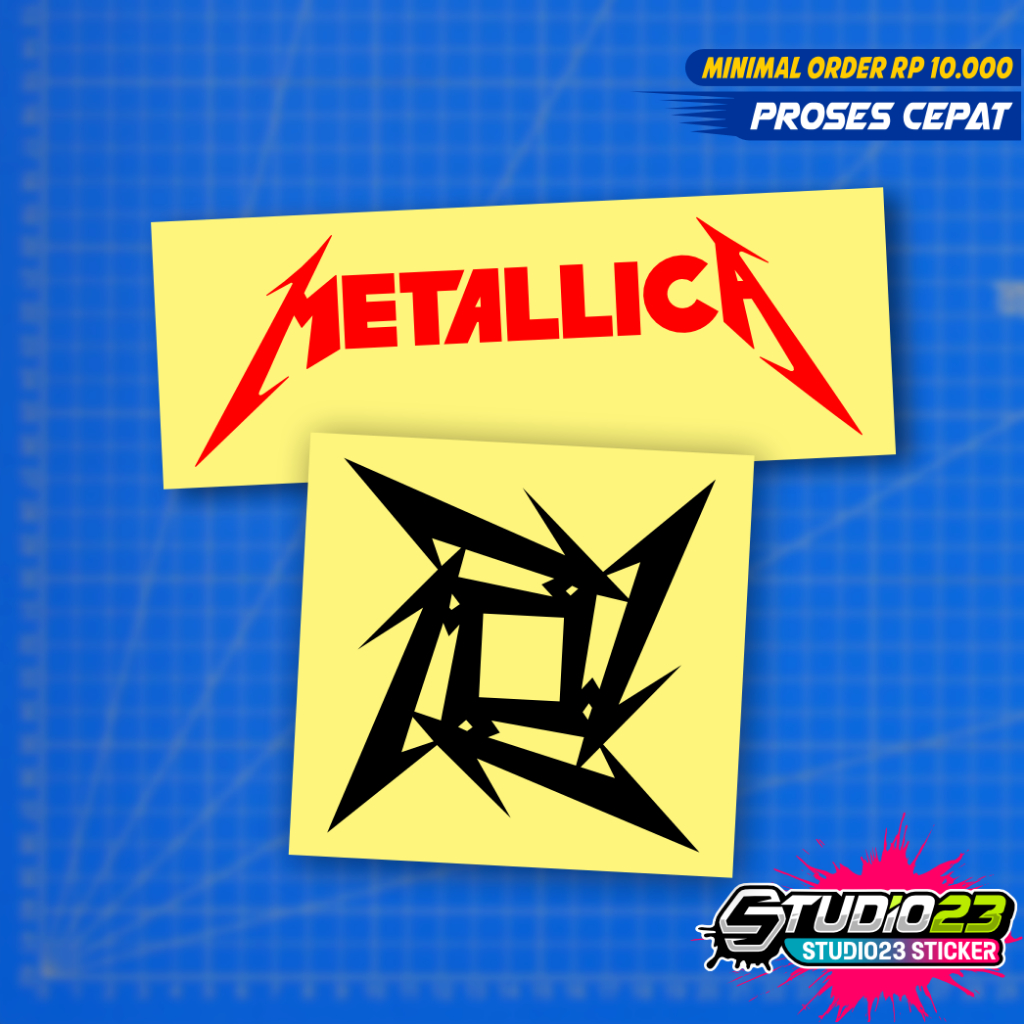 Jual Stiker METALLICA Cutting sticker | Shopee Indonesia