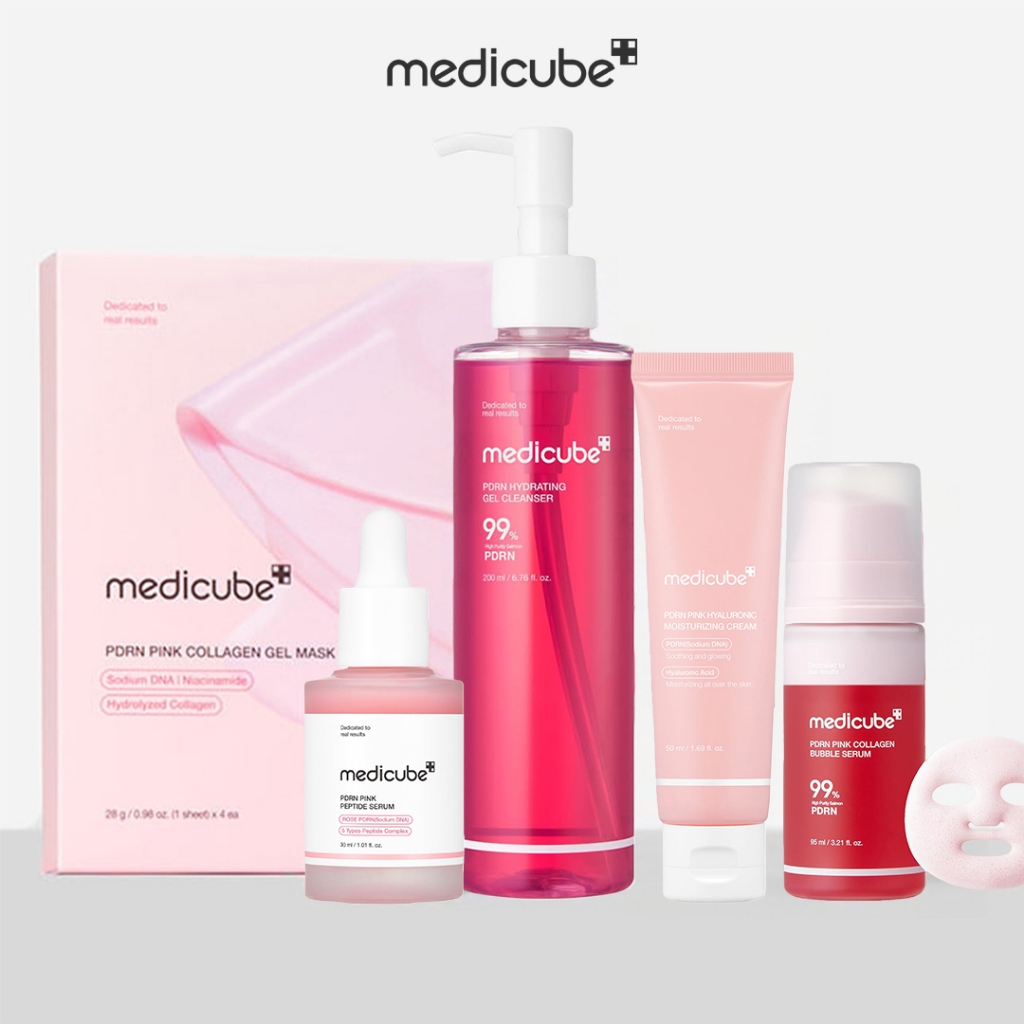 Jual medicube PDRN Pink Gel Cleanser 200ml / PDRN Pink Hyaluronic Acid ...