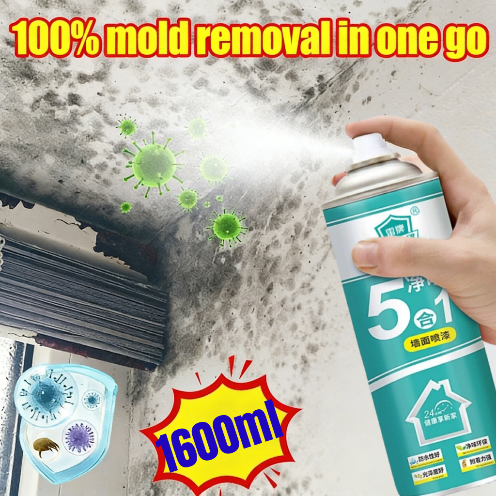 Jual 1600ml semprotan cat tembok putih anti jamur dan lembab penghilang ...
