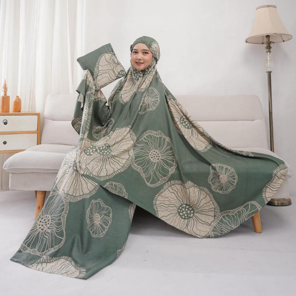 Jual MUKENA DEWASA FREE TAS / MUKENA KATUN RAYON BALI BAHAN ADEM UKURAN ...