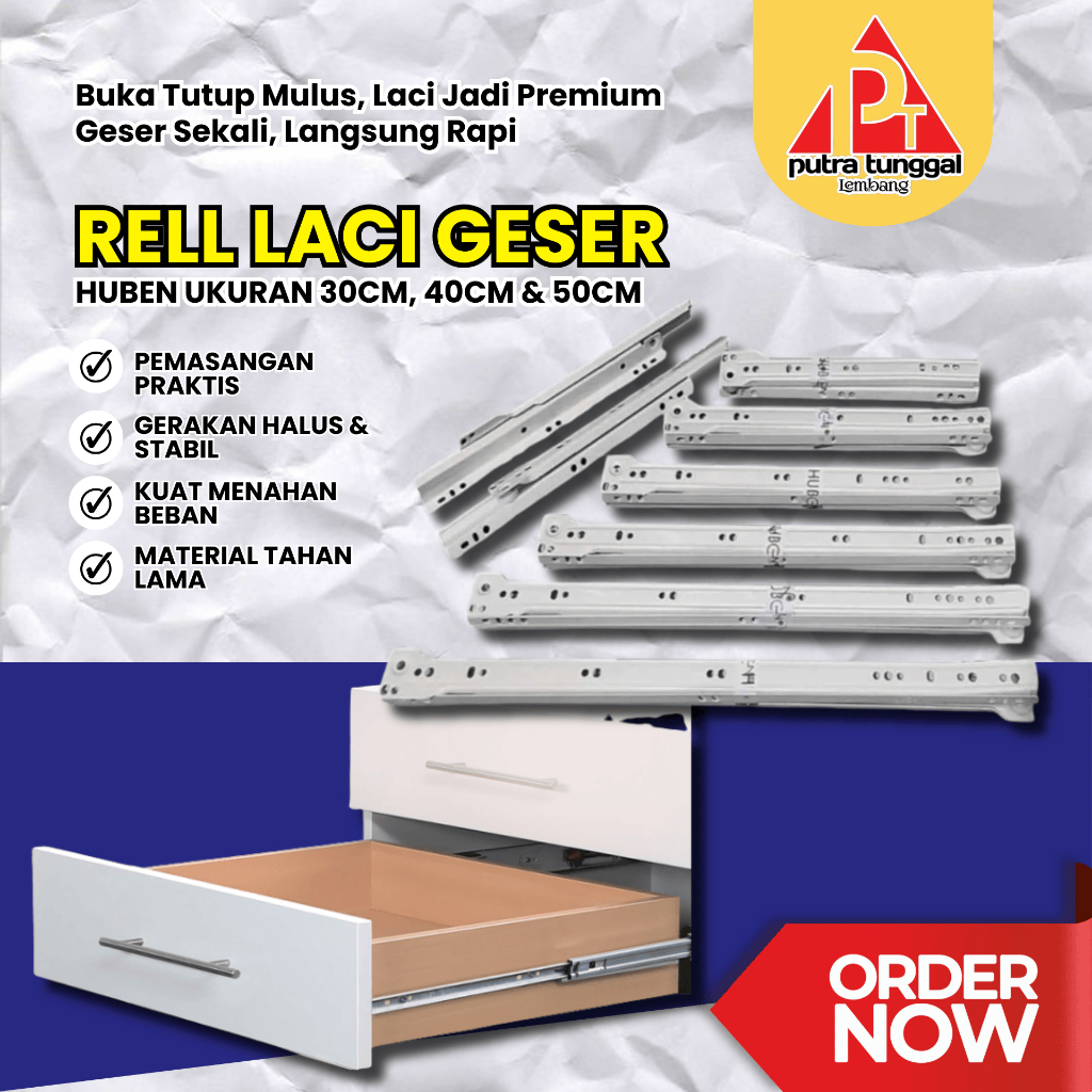 Jual Rel Laci Geser Roda Huben | Shopee Indonesia
