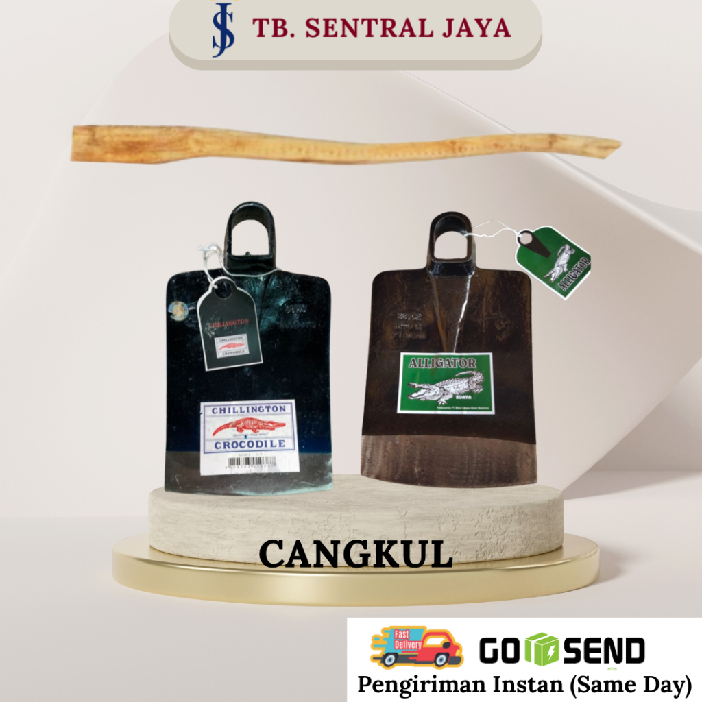 Jual Cangkul Crocodile & Alligator + Gagang kayu cangkul | Shopee Indonesia