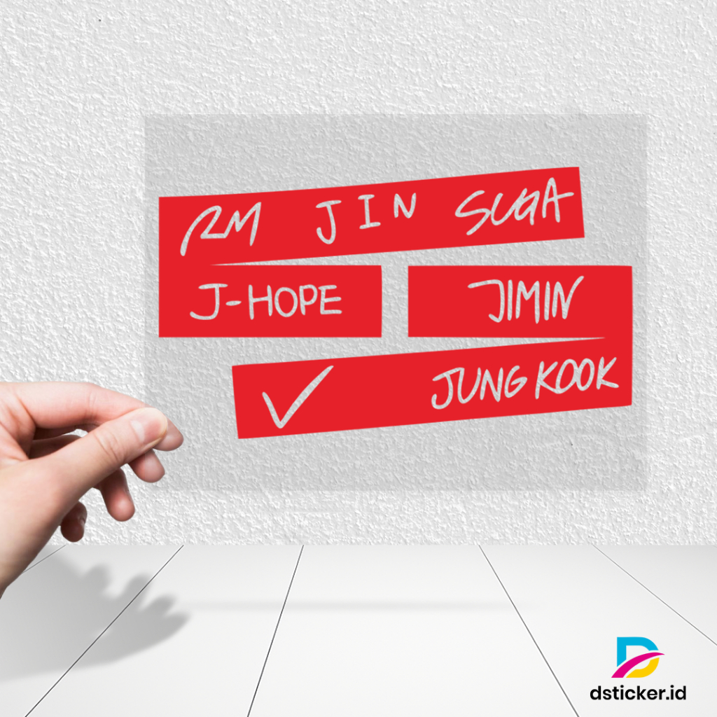 Jual Cutting Stiker BTS Member 2026 Terbaru | Sticker BTS Comeback 2026 ...