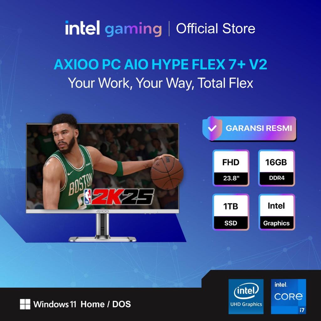 Jual AXIOO PC AIO HYPE FLEX 7+ V2 I7 13620H 16GB 1TB W11 23.8FHD ...