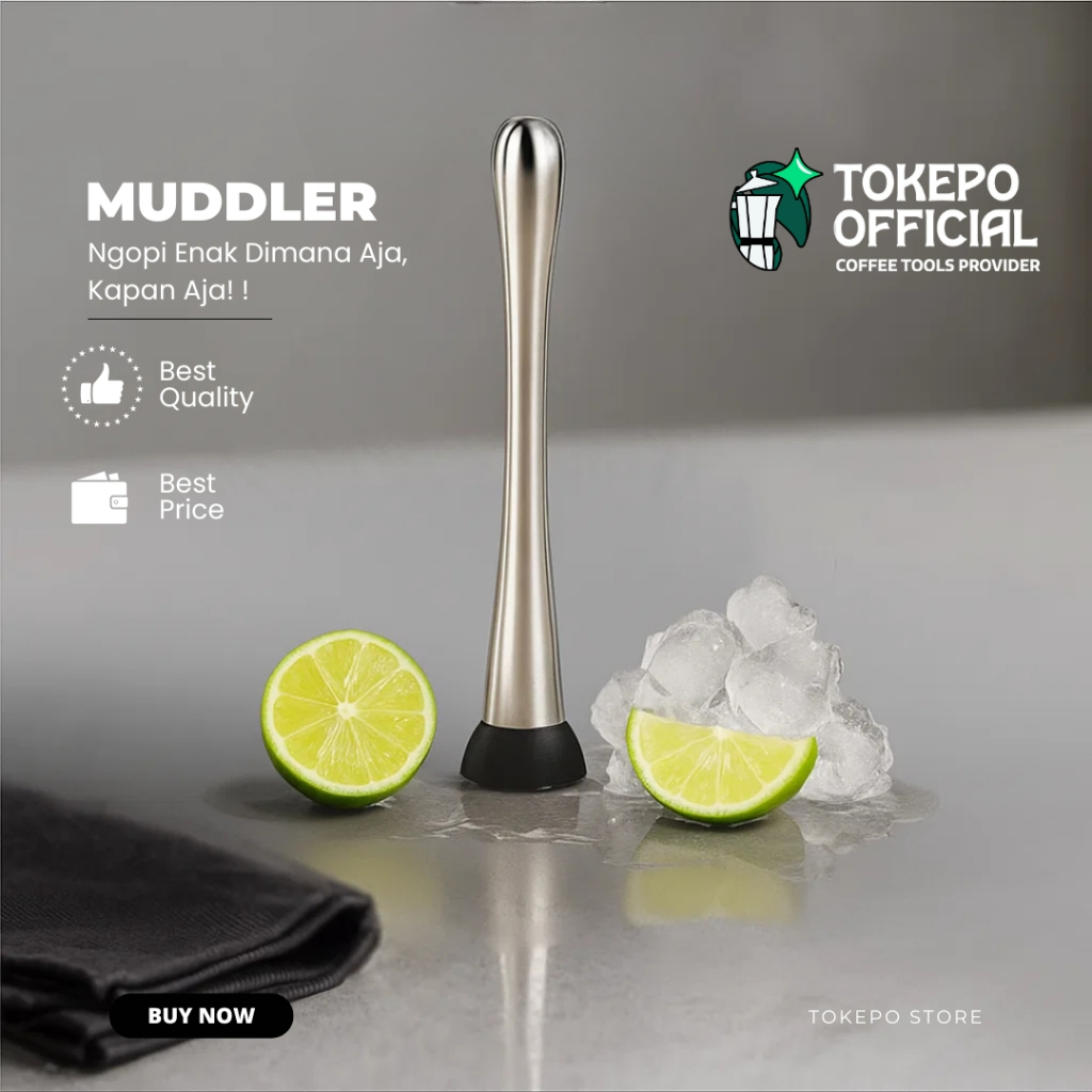 Jual Alat Tumbuk Bar Bartender Muddler Mixer Mojito DIY Cocktail Tools ...