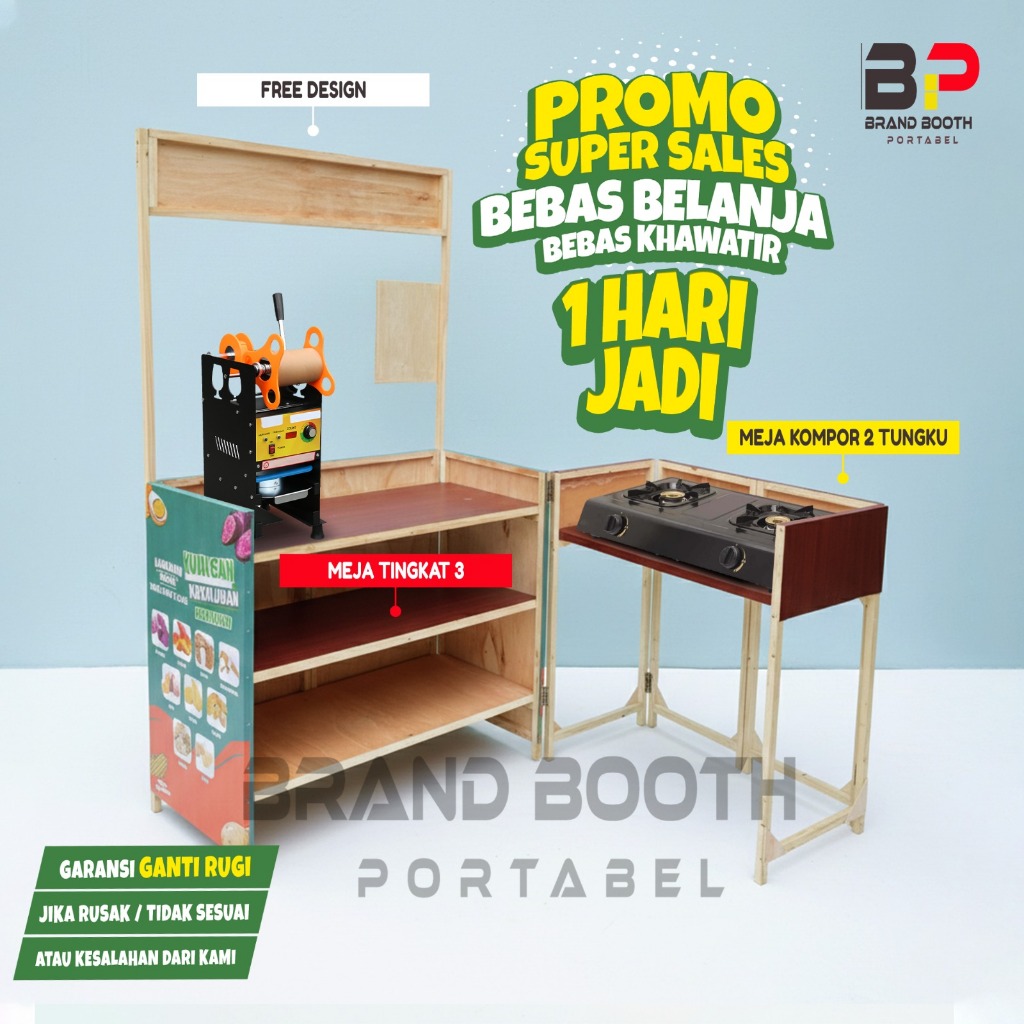 Jual BOOTH JUALAN JUMBO - MUAT KOMPOR 2 TUNGKU I SIAP PAKAI JUALAN I ...