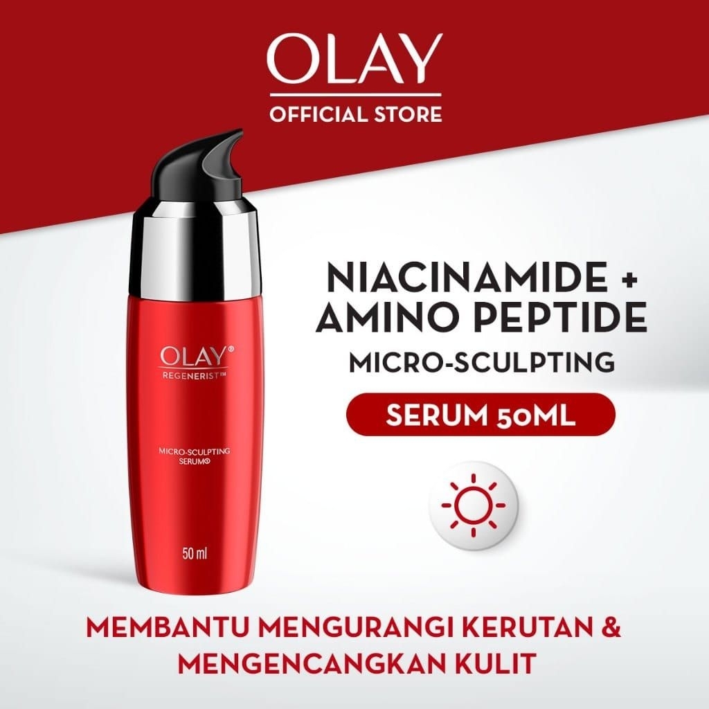 Jual OLAY REGENERIST MICRO SCUPTING SERUM 50ML ( RIJEK DUS ) | Shopee ...