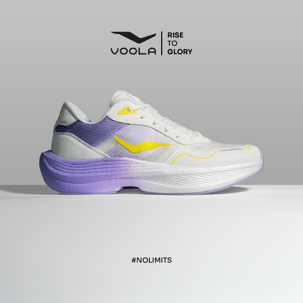 Jual Voola Sepatu Lari Running Shoes ForzaBlast Velorun White / Lilac ...