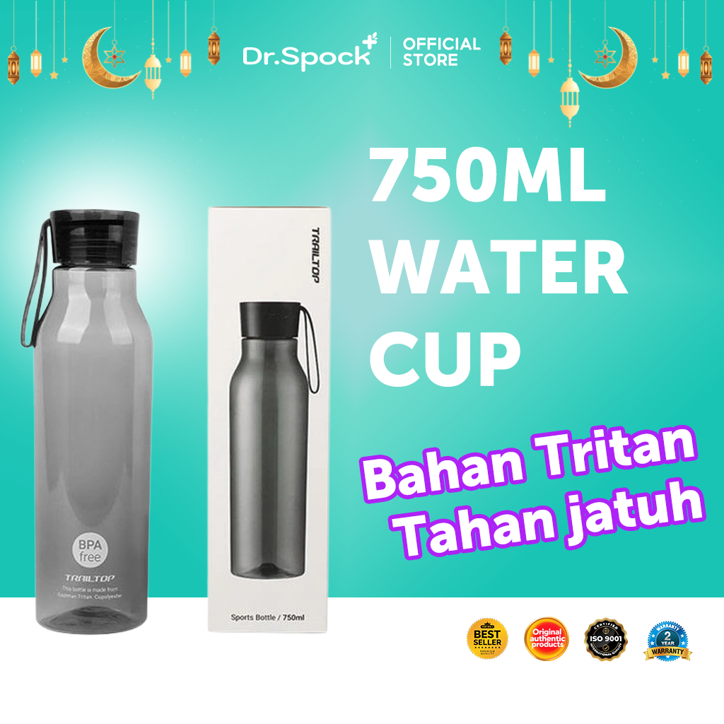 Jual Dr.Spock Bisfree Eco Botol Minum Anti Bocor dan Anti Jatuh 750ML ...