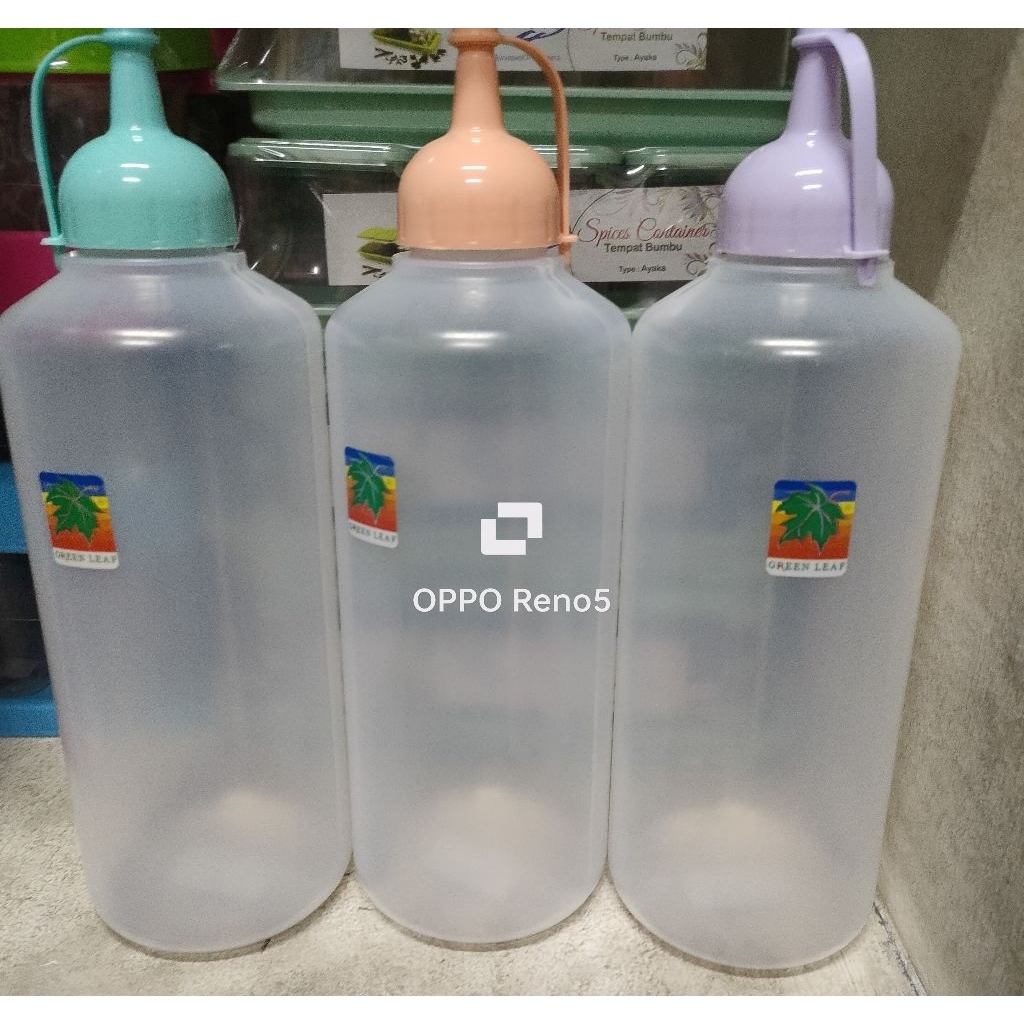 Jual Botol Saos Kecap Mayonaise 1 Liter Plastik BPA Free GL-1592 ...