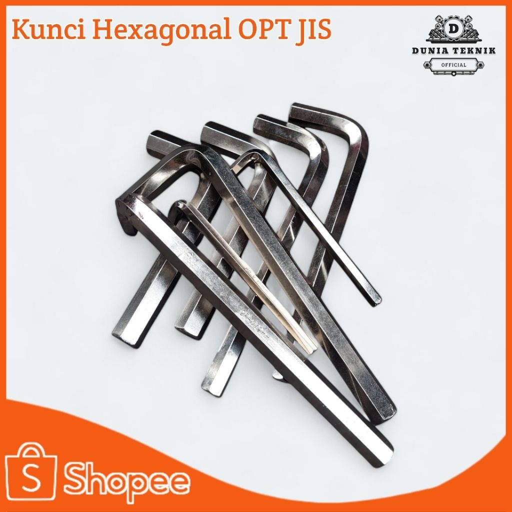 Jual Kunci Hexagonal OPT Kunci L Crv 8 mm untuk Mekanik Otomotif dan ...