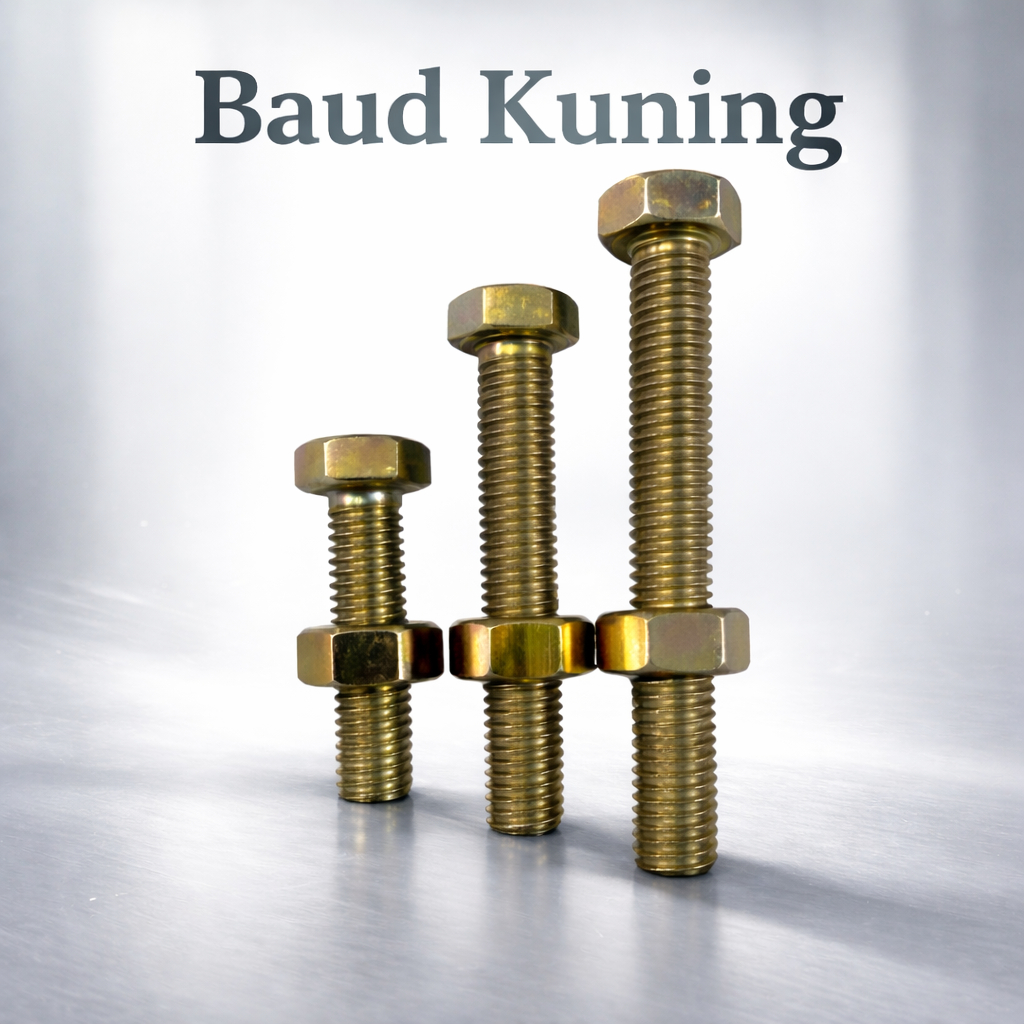 Jual Baud Kuning Zinc – Baut Kuning Presisi Kuat – Mudah Terlihat ...